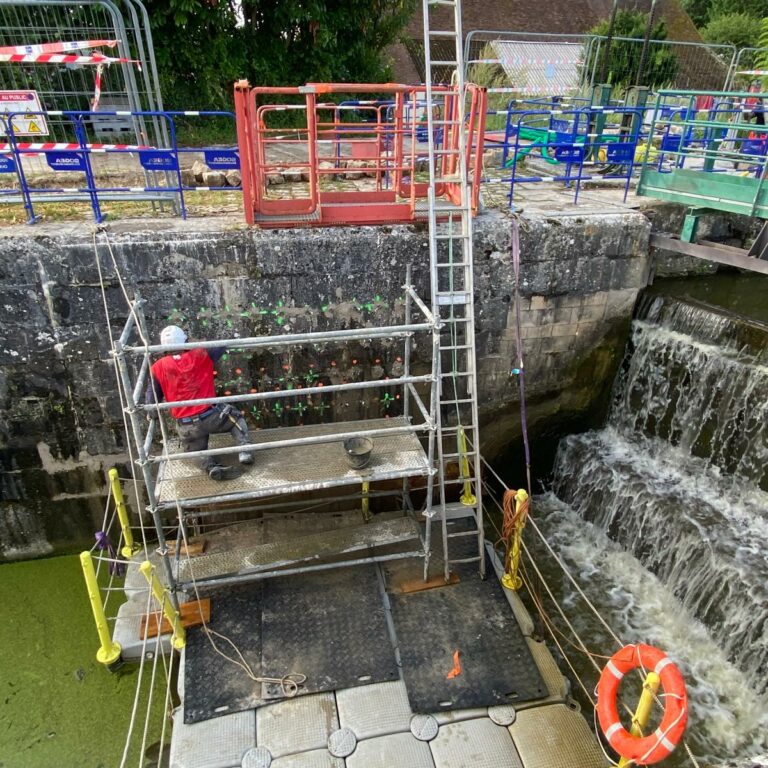 Ecluse de Machot - Injection des Maçonneries - BD-Ouest - Découpe ...